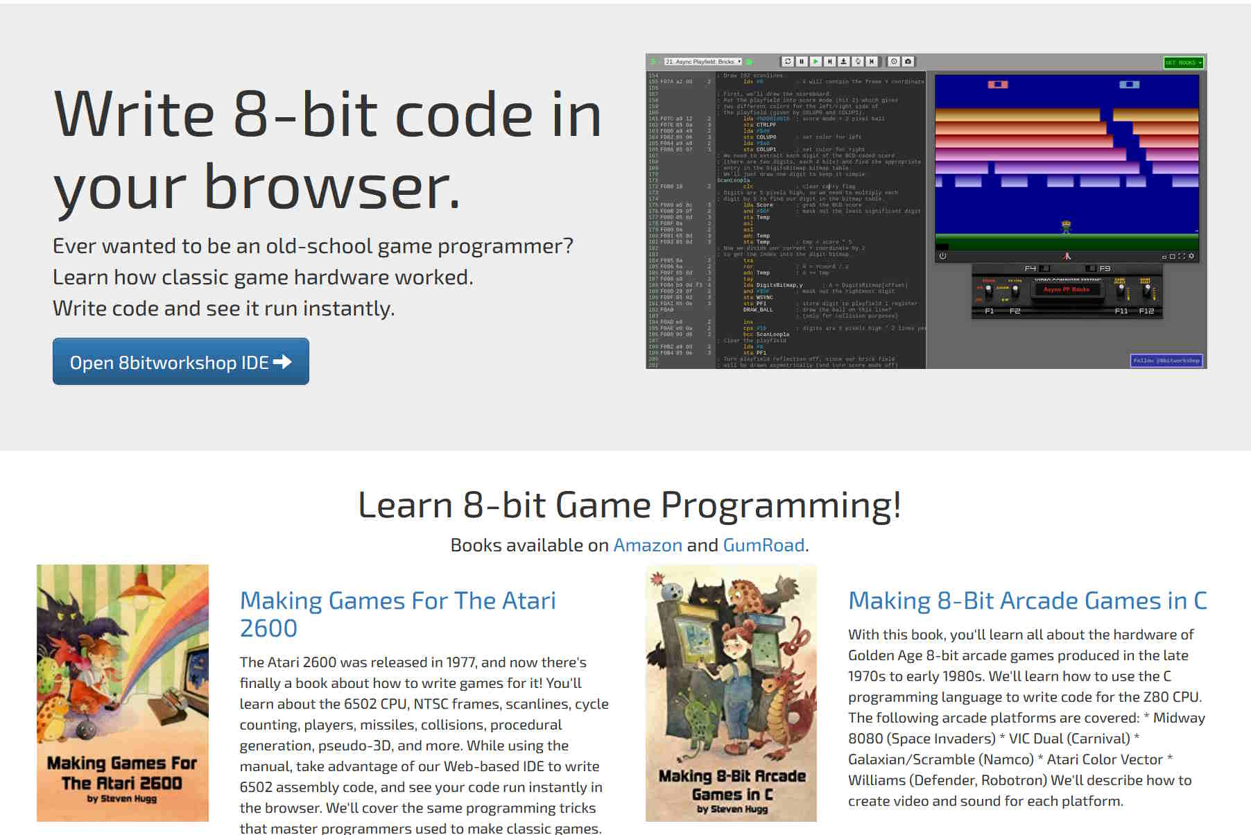 8bitworkshop, para escribir código 8 bits en el navegador – El Chigüire Literario