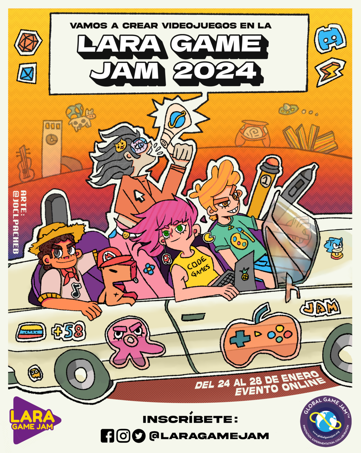 Lara Game Jam presente en 2024 – El Chigüire Literario